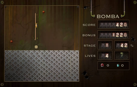 Bomba | A Jezzball and Barrack inspired arcade game for Mac
