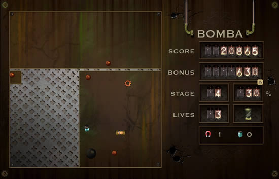 Bomba | A Jezzball and Barrack inspired arcade game for Mac